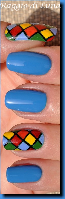 Raggio di Luna Nails: Harlequin