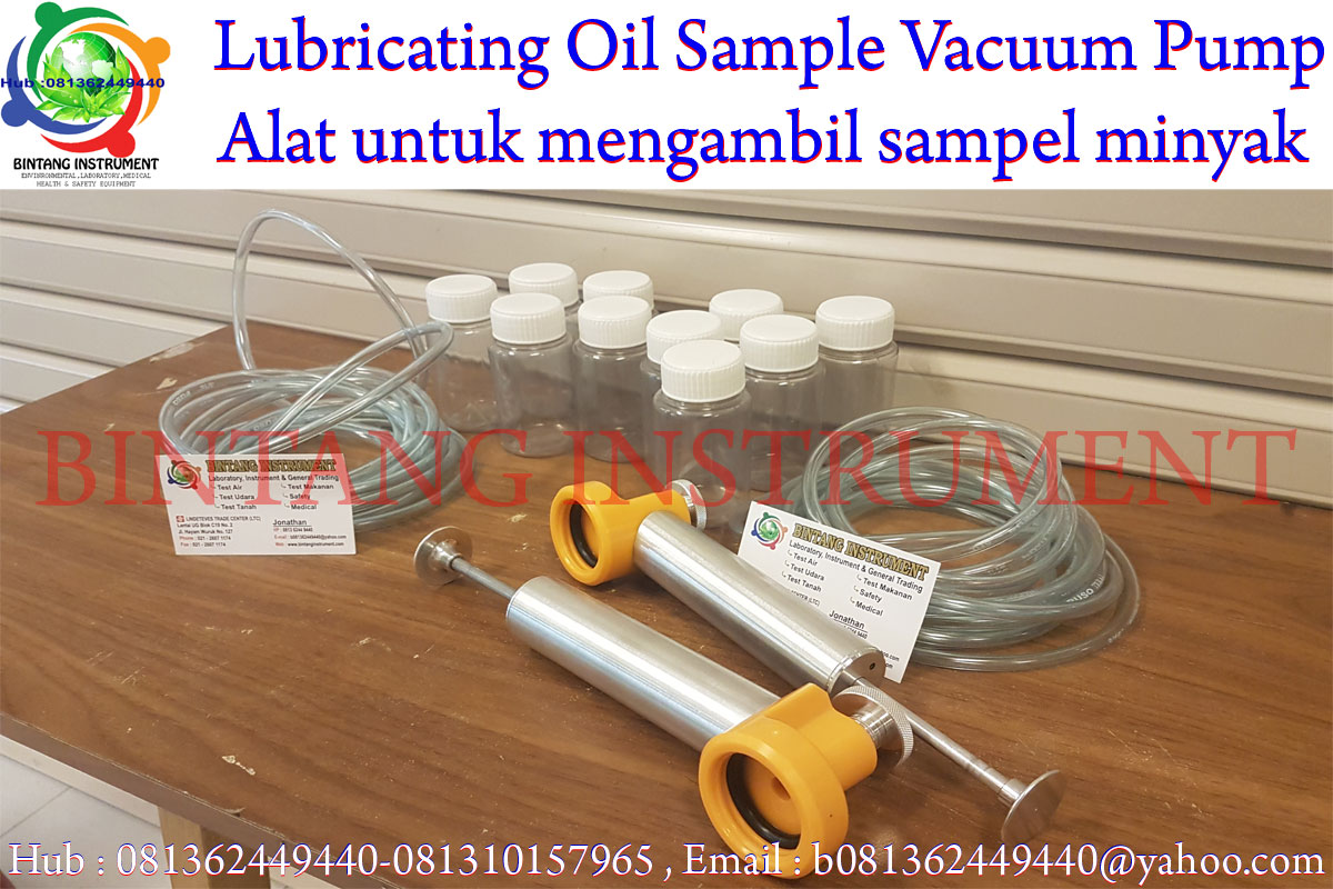 BINTANG INSTRUMENT : 081362449440 Jual Lubricating Oil Sample Vacuum ...