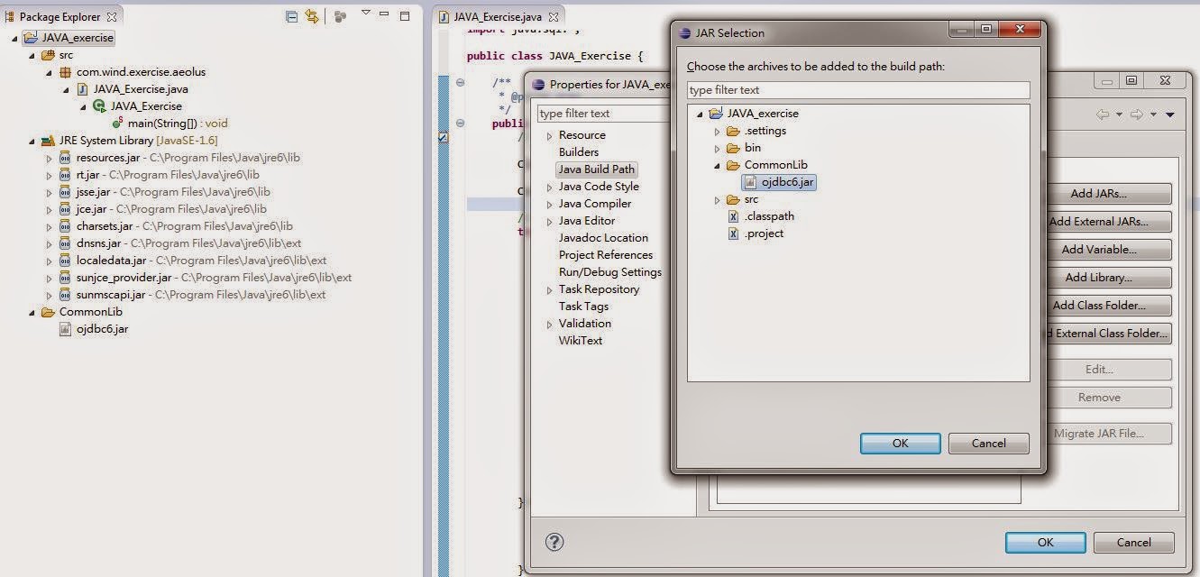 [oracle]使用jdbc與oracle 11g 連線
