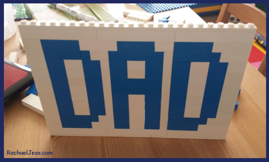 How to create your own Father's Day Lego Gift - Lifestyle & DIY blogger ...