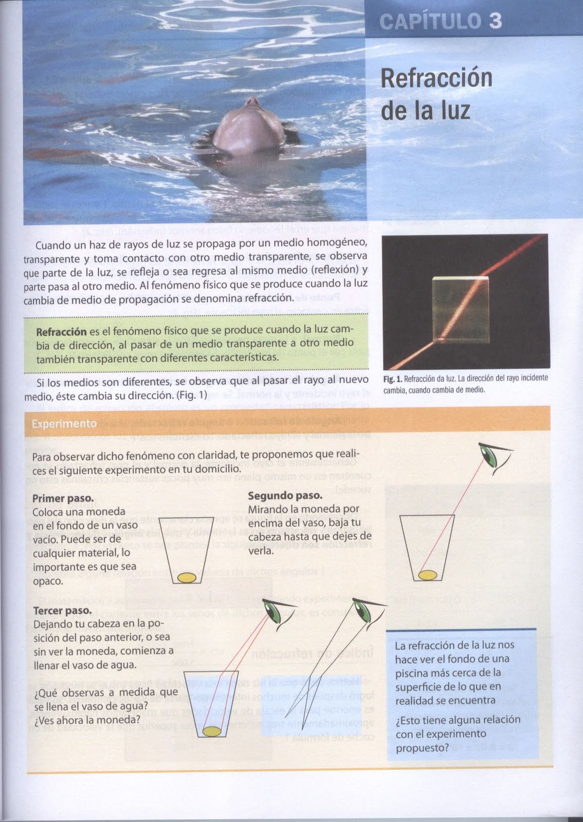 fisica en el 11 cuarto año: refracción y reflexión total interna ...