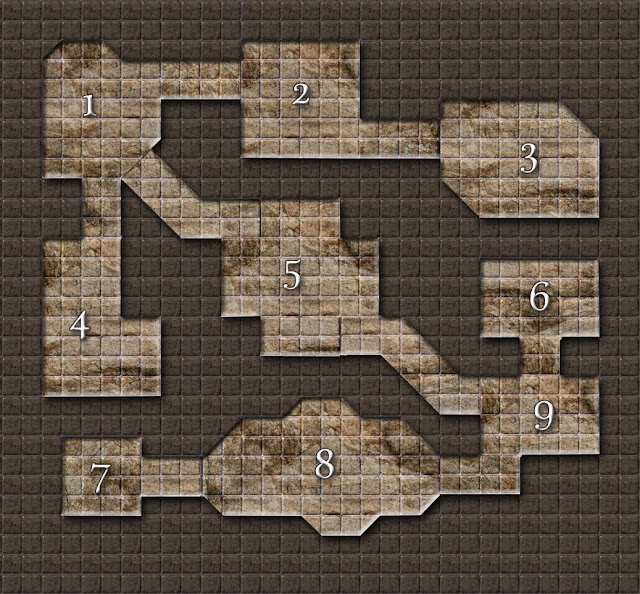 DND Maps: 3D Maze Layout