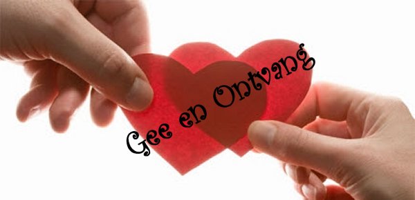 Christelike Boodskappies: Gee en ontvang