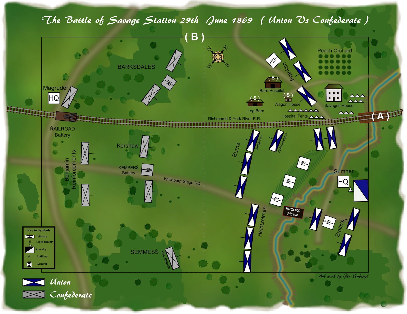 OZWargamer: The Battle of Savage Station - Scenario
