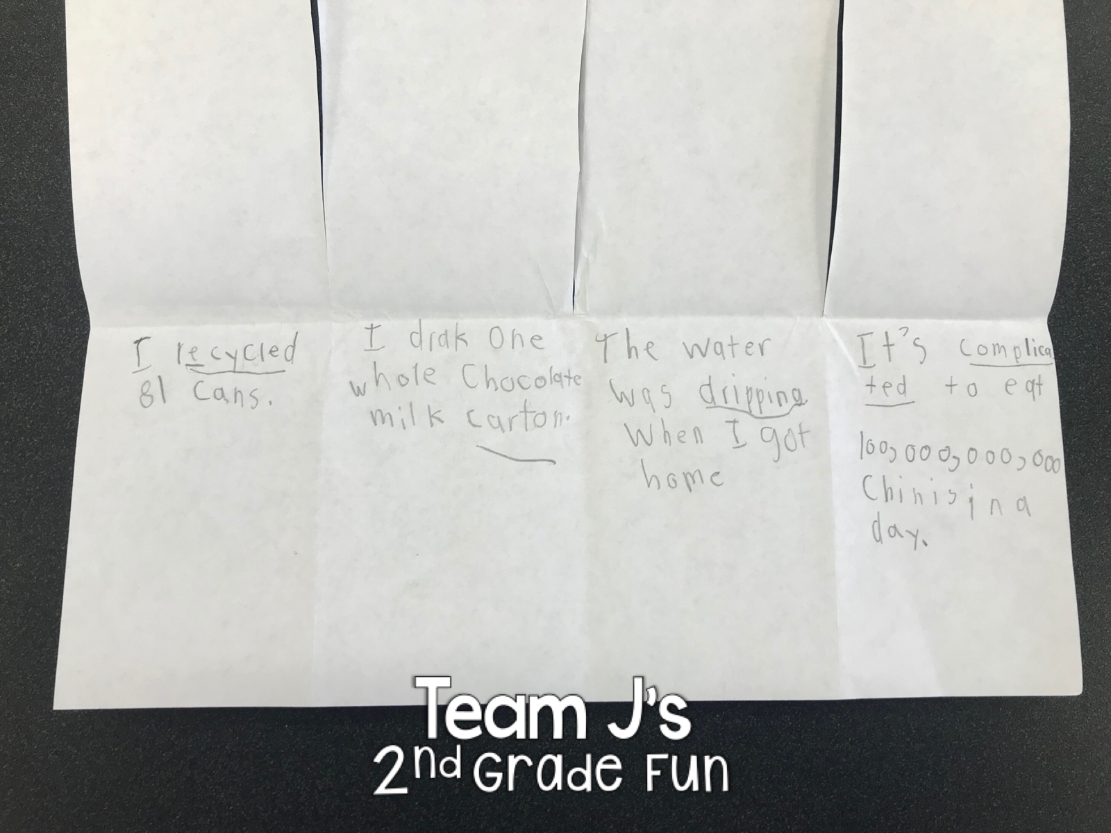 Team J's Second Grade Fun