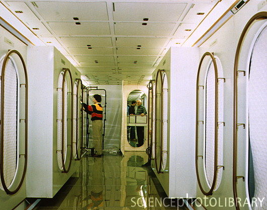 Space Station Freedom interior resources