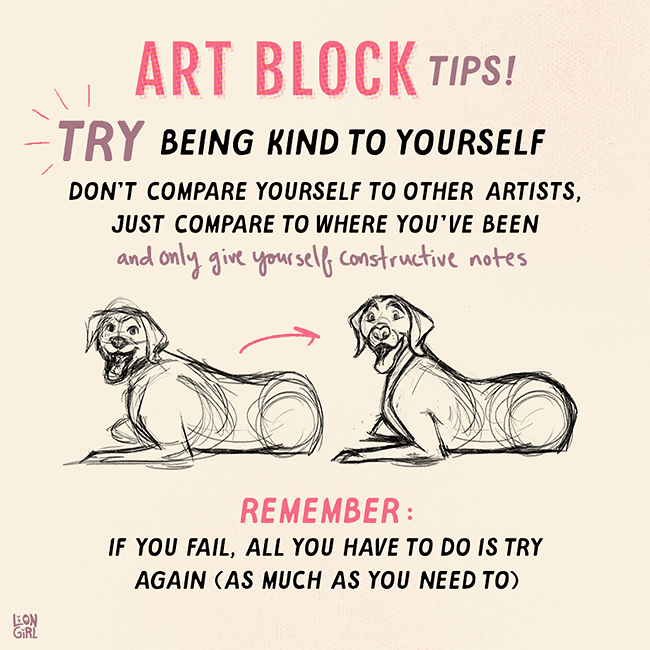 11 Tips to Overcome Art Block | Lion Girl's Lost and Found