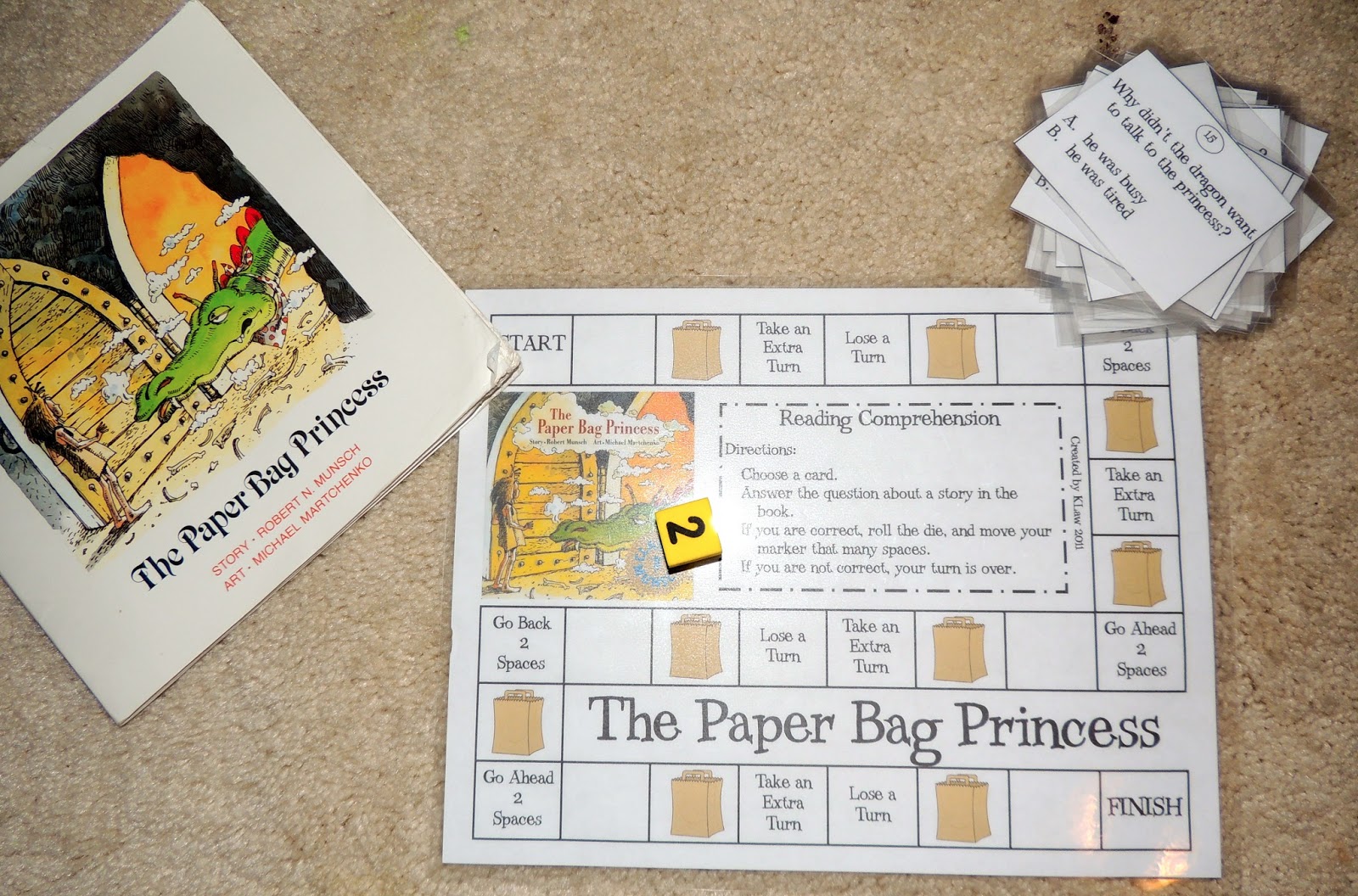 A Year as a Reading Tutor: Reading Comprehension Game