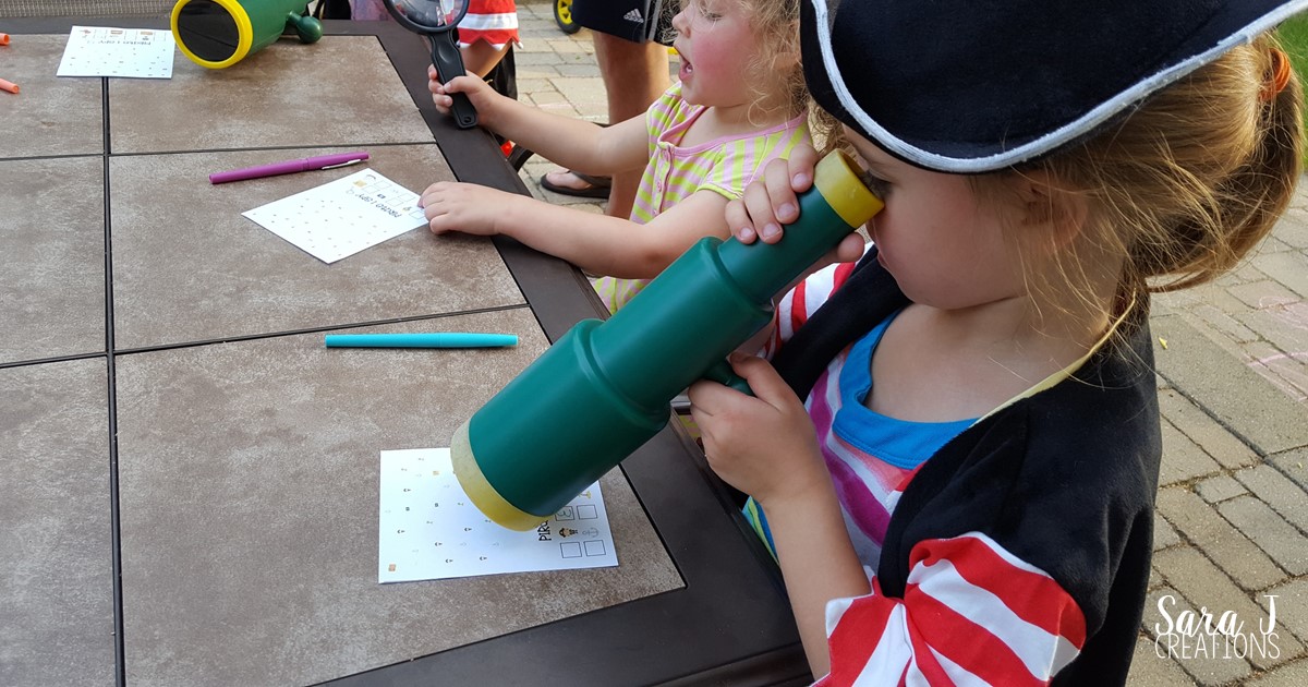 Pirate Counting I Spy | Sara J Creations