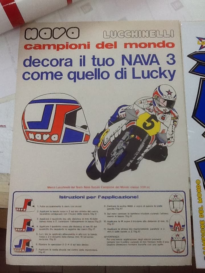 Racing Helmets Garage: Nava Replica Marco Lucchinelli by CF Design ...