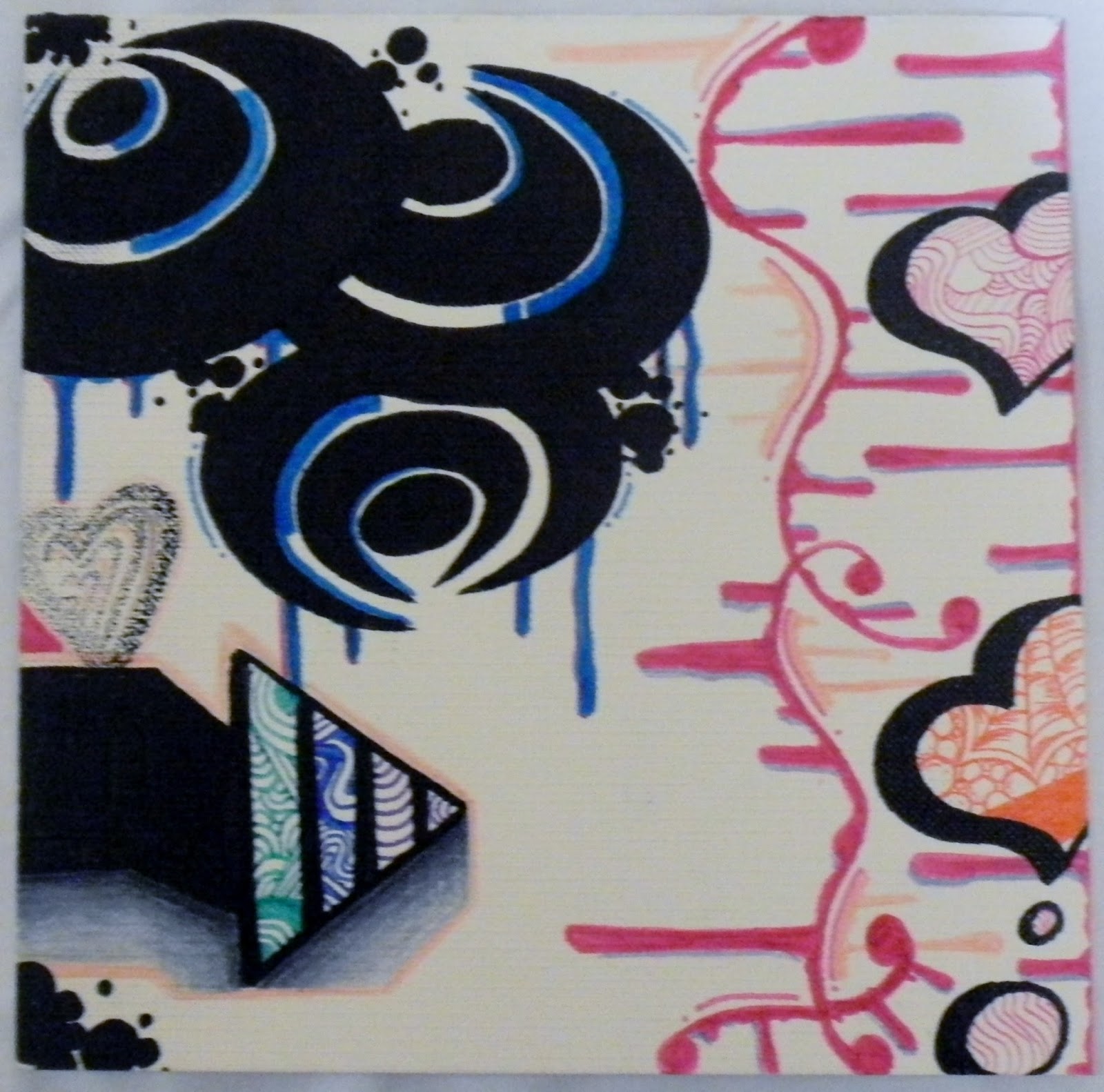 Art Work by AB: Ink & Spray Art