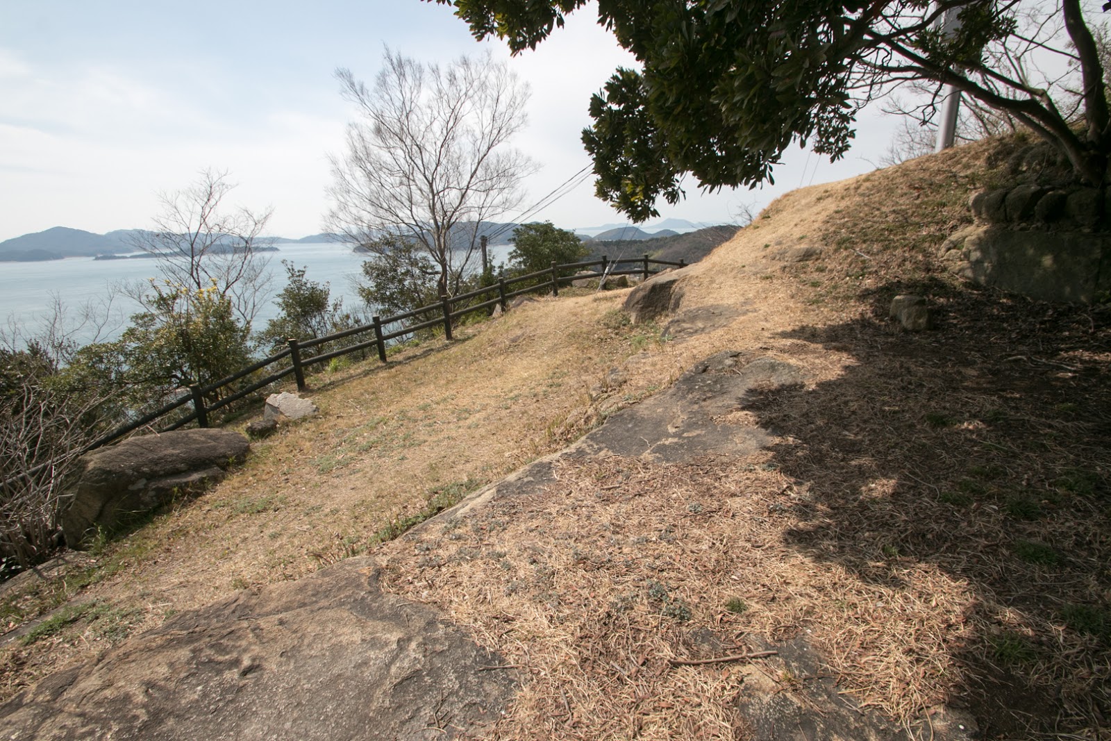 Shimotsui Castle -Castle looking down straight and bridge- | Japan ...
