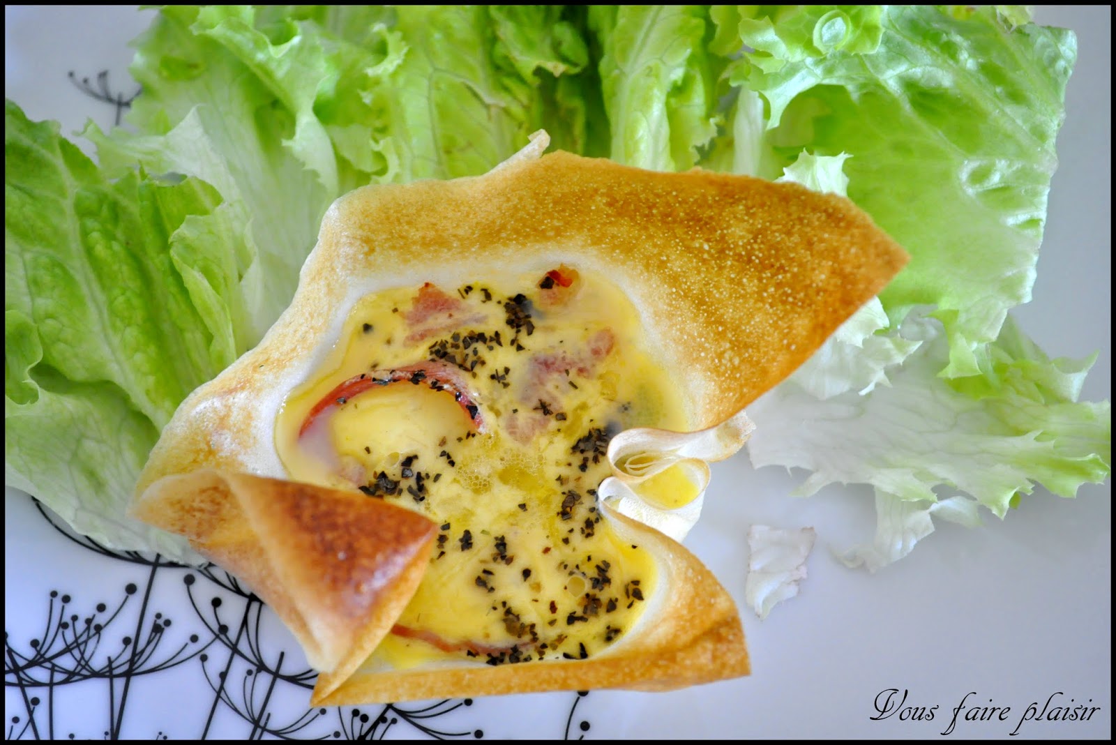 Brick bacon et comté, recette rapide