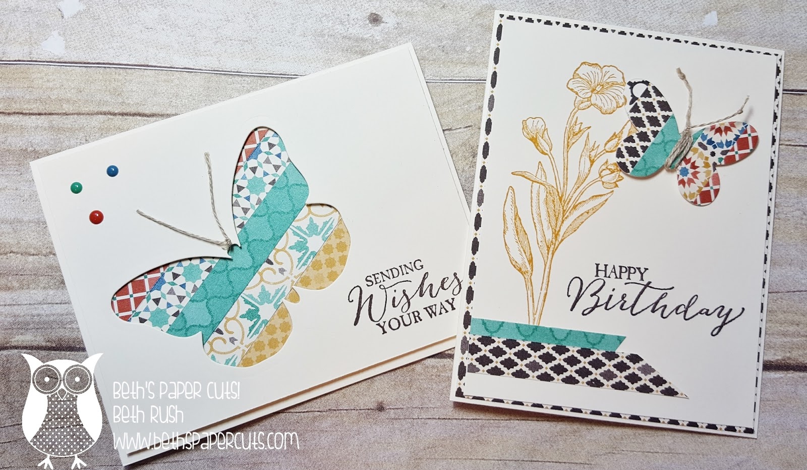Beth's Paper Cuts: Use your scraps! 2 card ideas to help you use those ...