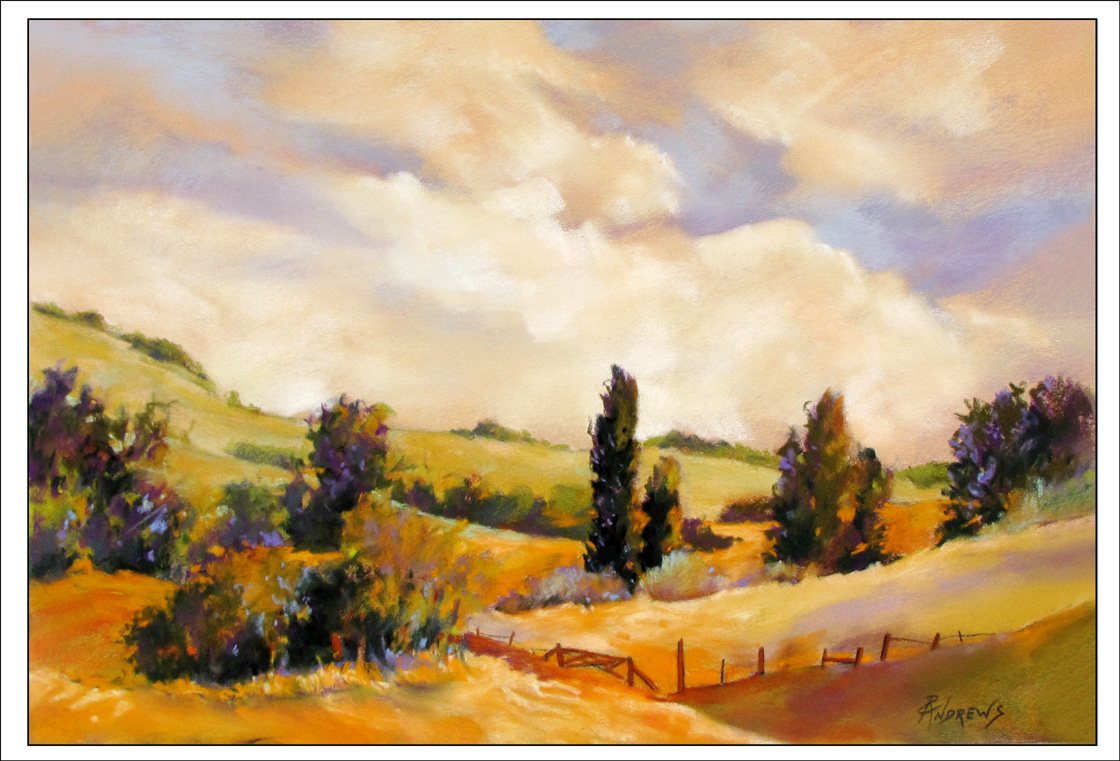 Pastel Artists International: Rising Heat... Landscape...Pastel...Texas ...
