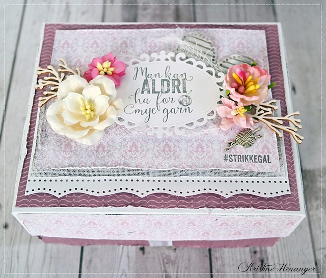 Scrappelyst: Tutorial - Garn eske