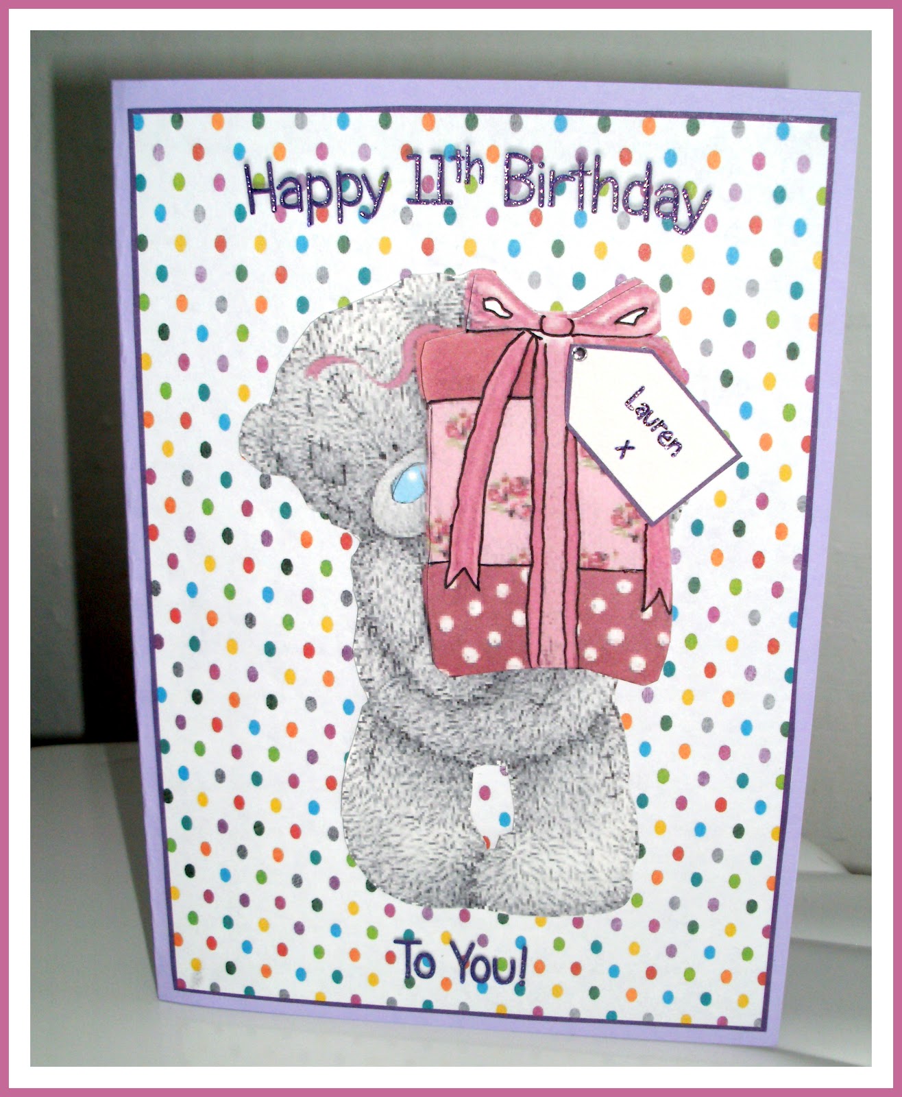 CardAdore Tatty Teddy 11th Birthday Card For Cousin cardadore-tatty-teddy-11th-birthday-card-for-cousin