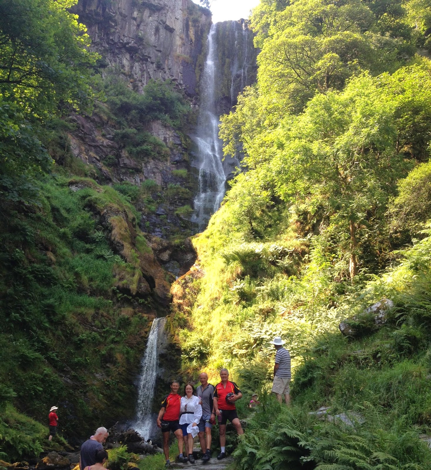 Chester Easy Riders: 24th July 2014: Pistyll Rhaeadr (mod)