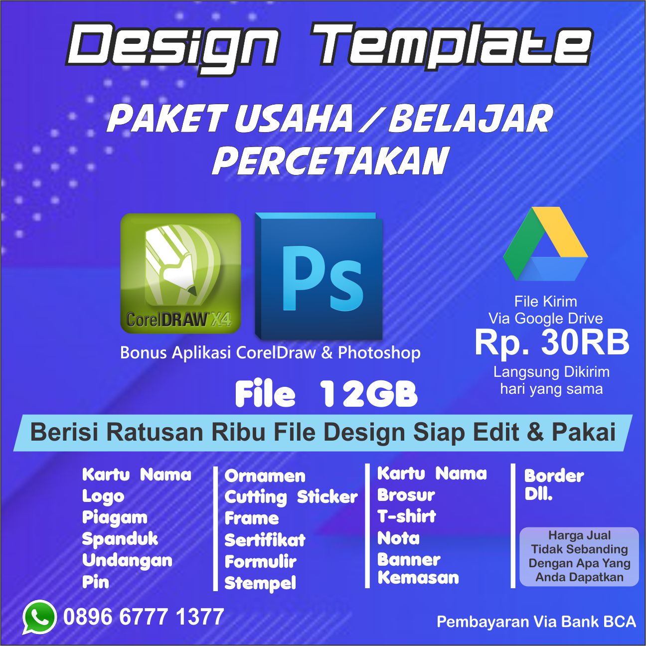 Template Desain Brosur Flyer & Poster Profesional - PSD Photoshop ...