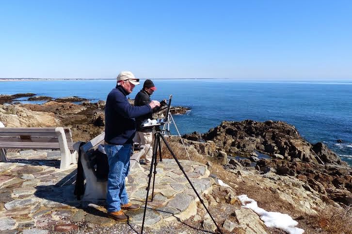 TODD BONITA'S ART BLOG: Ogunquit, Marginal Way Plein air painting