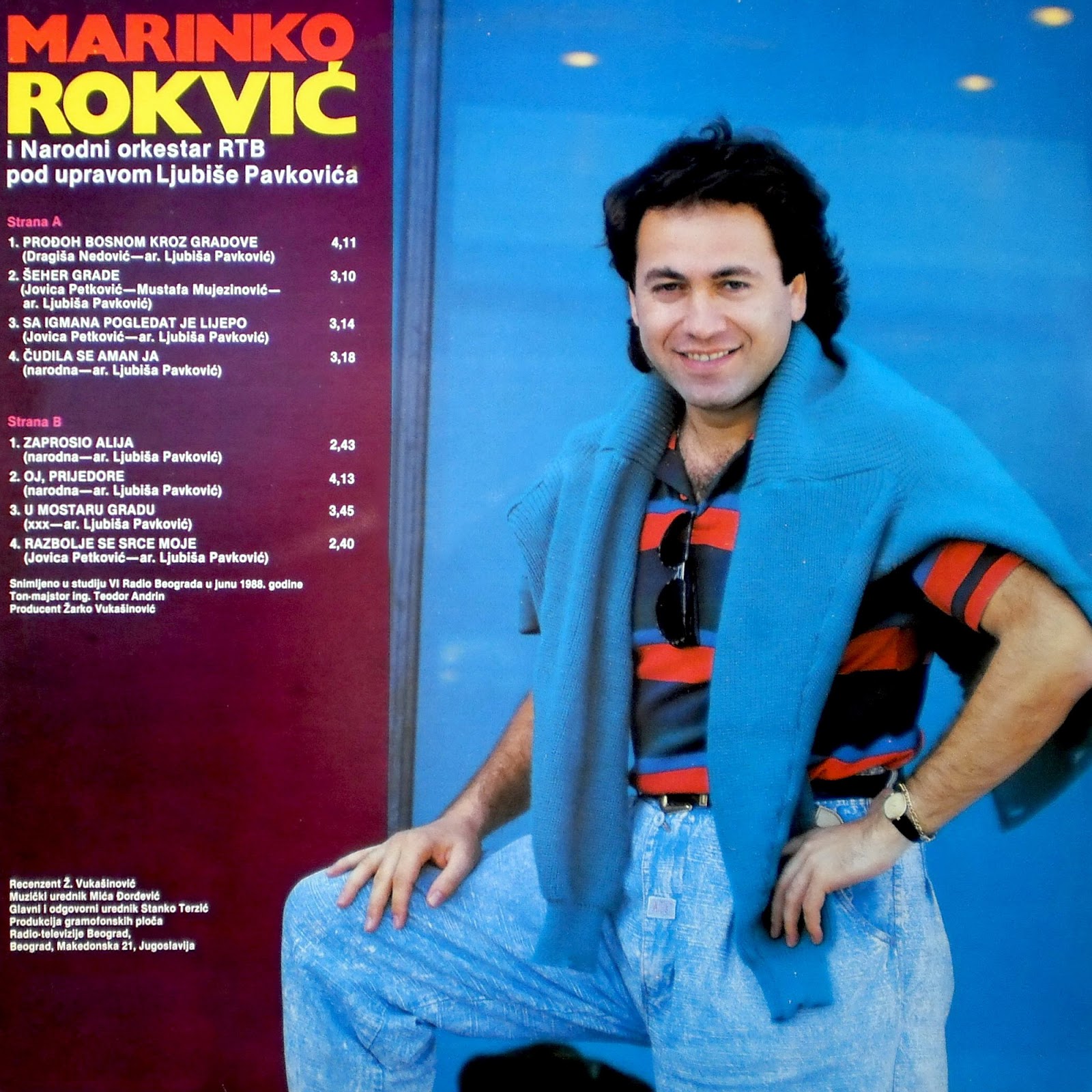 MUZIKA BALKANA - BALKAN MUSIC: MARINKO ROKVIĆ - Sevdalinke