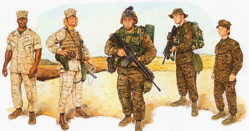 War at 5,682 ft : Snow Marpat on my Marines!