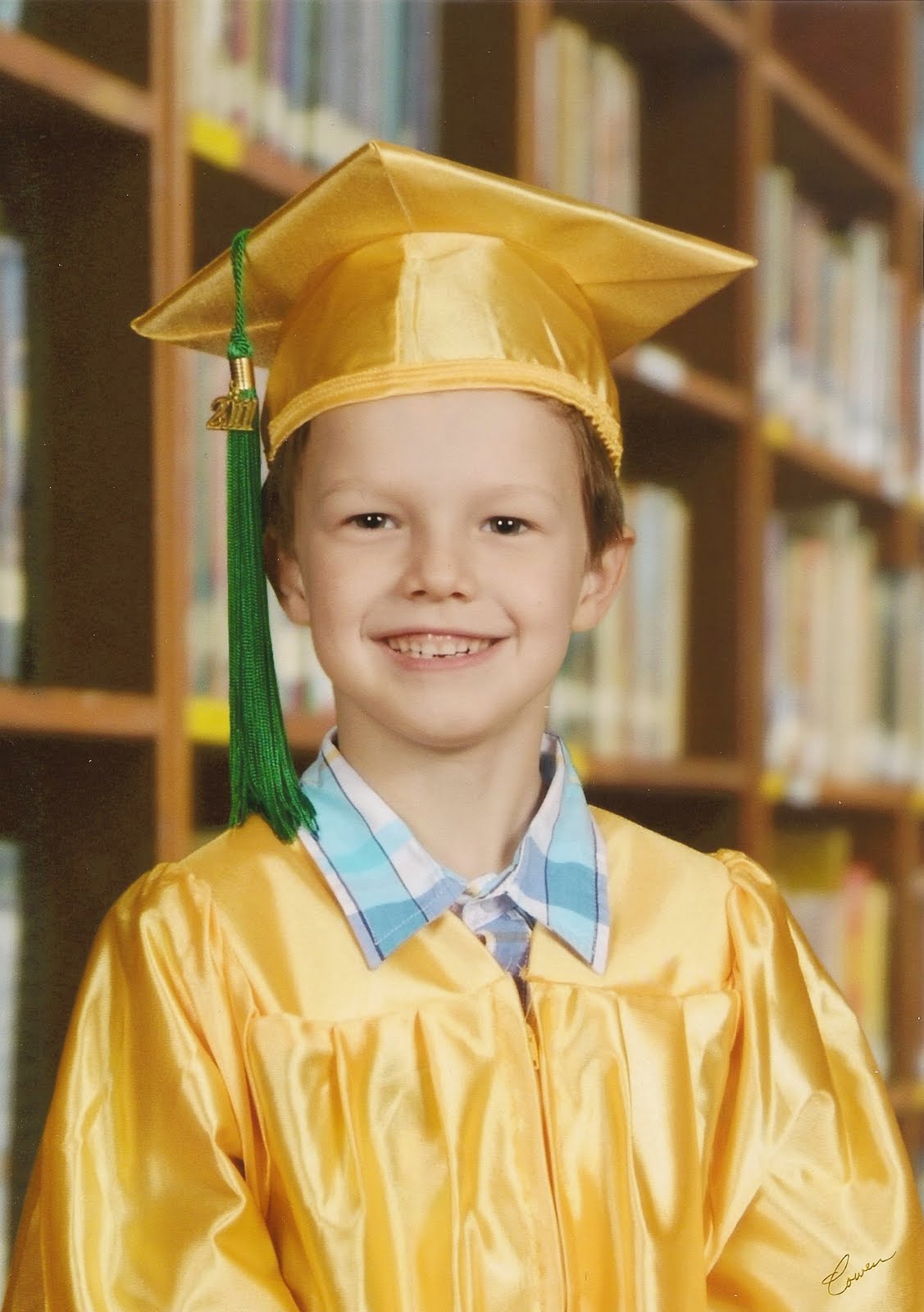 Shirley C: Happy Kindergarten Graduation Day, Cayden!