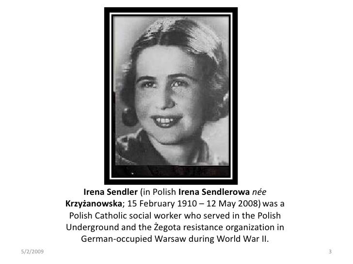 NAKARAJAN: IRENA SENDLER SAVED MANY CHILD JEWS DURING WW II CAMP 15 ...