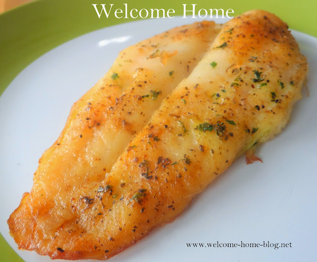 Welcome Home Blog: Pan-fried Fresh Haddock