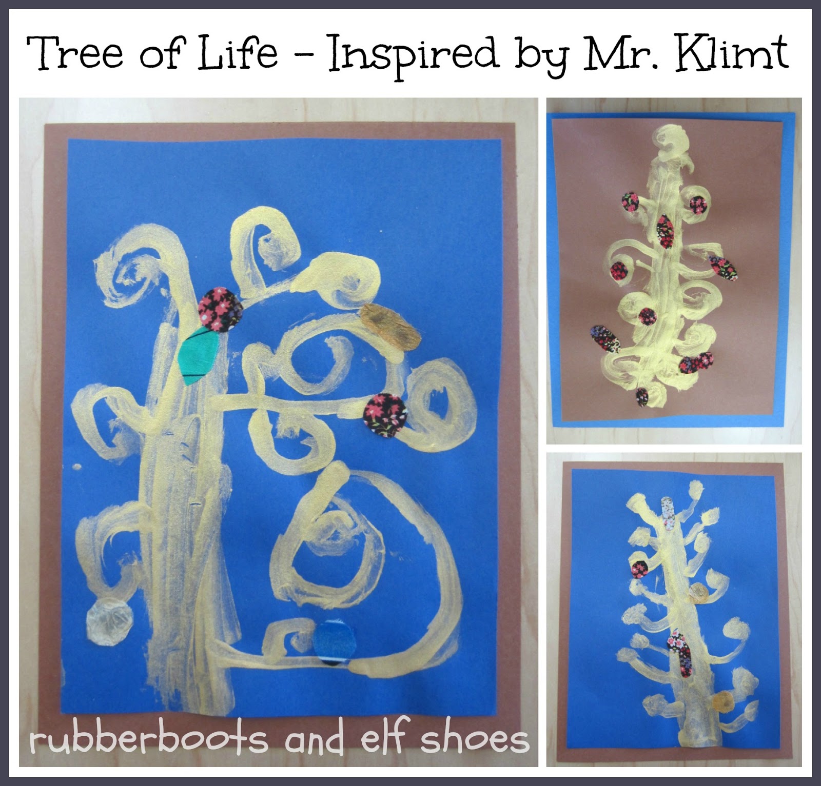 Gustav Klimt Tree Of Life For Kids