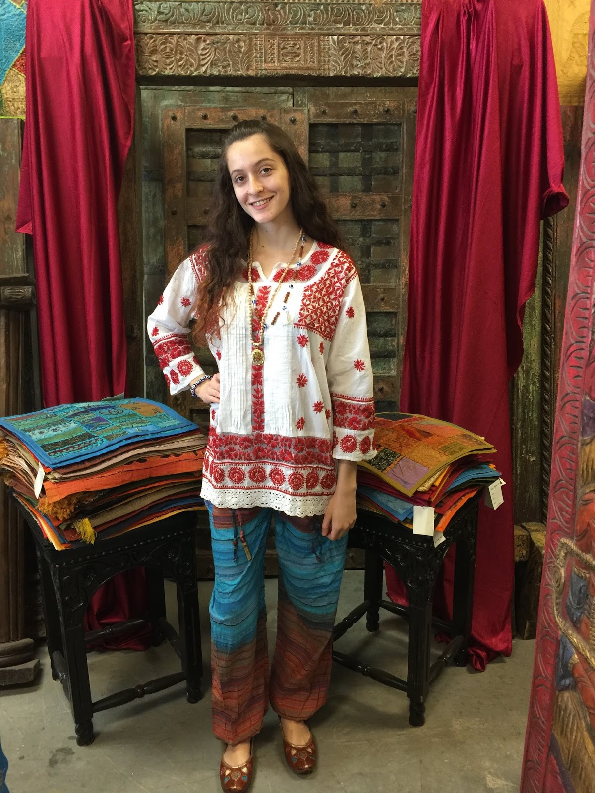 Bohemian Designer Kurti: Boho Chic Festive Fashion Summer Style Kurti Tunic