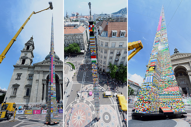 World's Tallest Lego Tower Built by Thousands of Italian Children ...