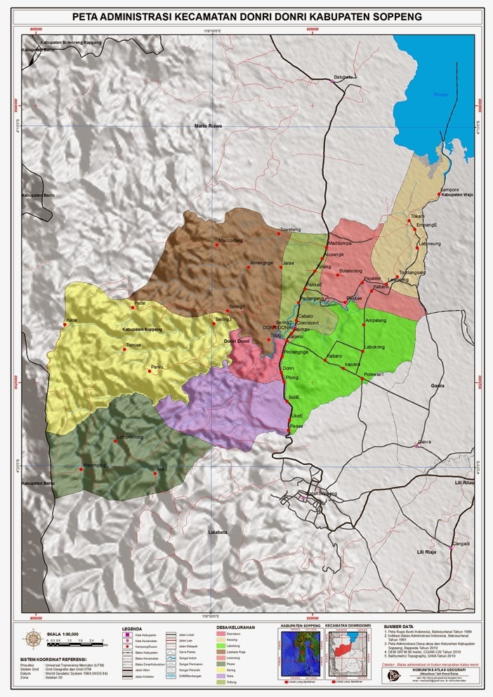 Teknik Perencanaan Wilayah dan Kota: Peta Administrasi Kabupaten di ...