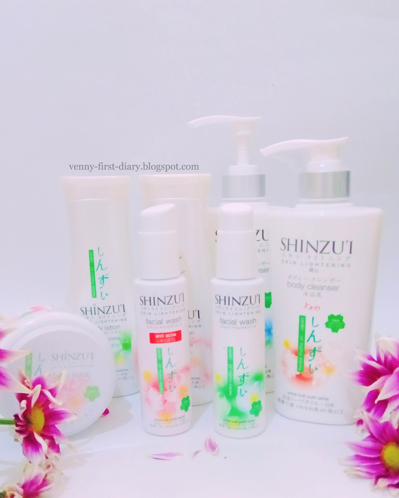 Shinzu’i Skin Lightening Facial Wash dan Anti Acne Review - Venny Firstyani