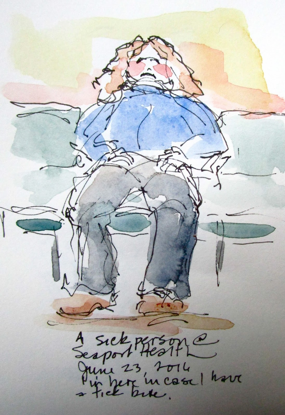 Sketchbook Wandering : Sketch While U Wait