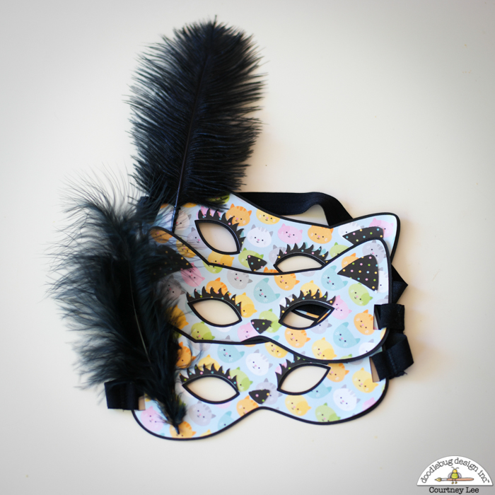Doodlebug Design Inc Blog: Kitten Smitten Collection: Kitty Masks ...