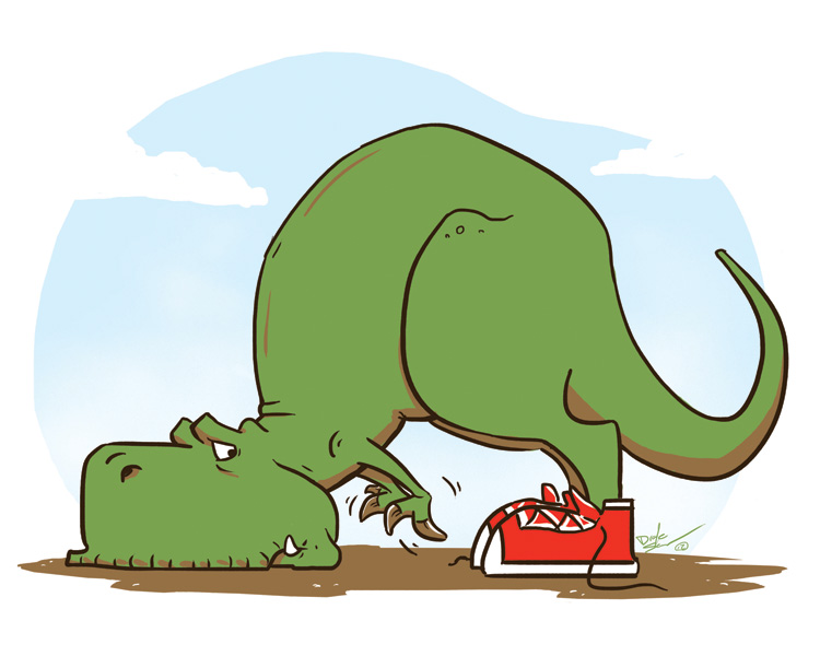 Drake's Drawings and Designs: Just Can't Reach... Rex