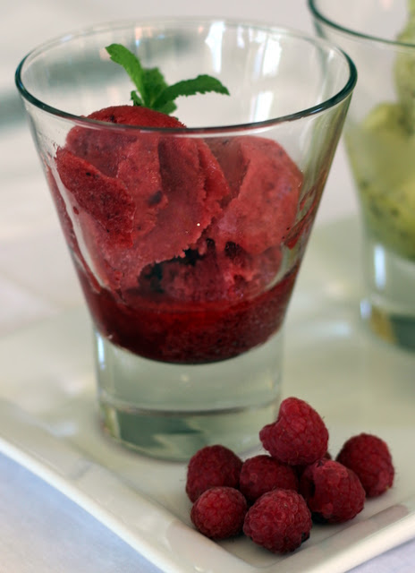 Stylish Settings: Frozen Fruit Sorbet