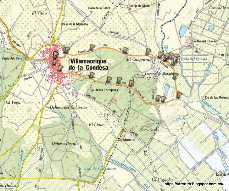 El blog de Jesús: Villamanrique de la Condesa - Vado del Quema