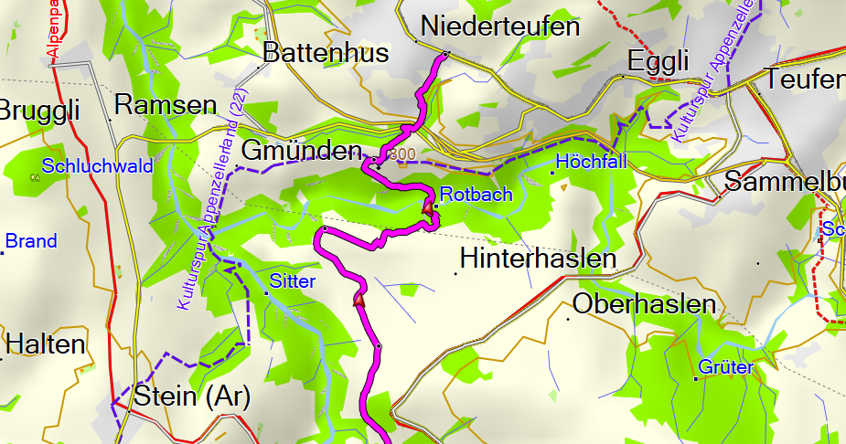 Projekt Gemeindewandern Schweiz: Ehemalige Gemeinden: Kanton Appenzell ...