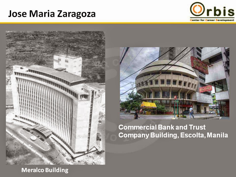 National Artist for Architecture series: Jose Maria Zaragoza ~ Orbis ...