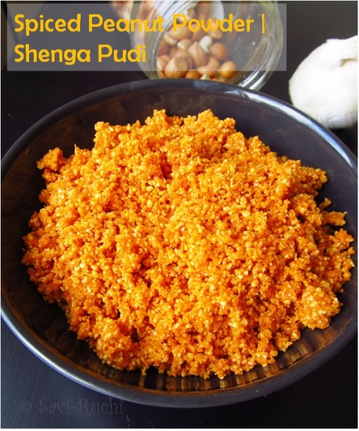 Savi-Ruchi: Shenga Hindi | Spiced Peanut Powder | Dry Peanut Chutney ...