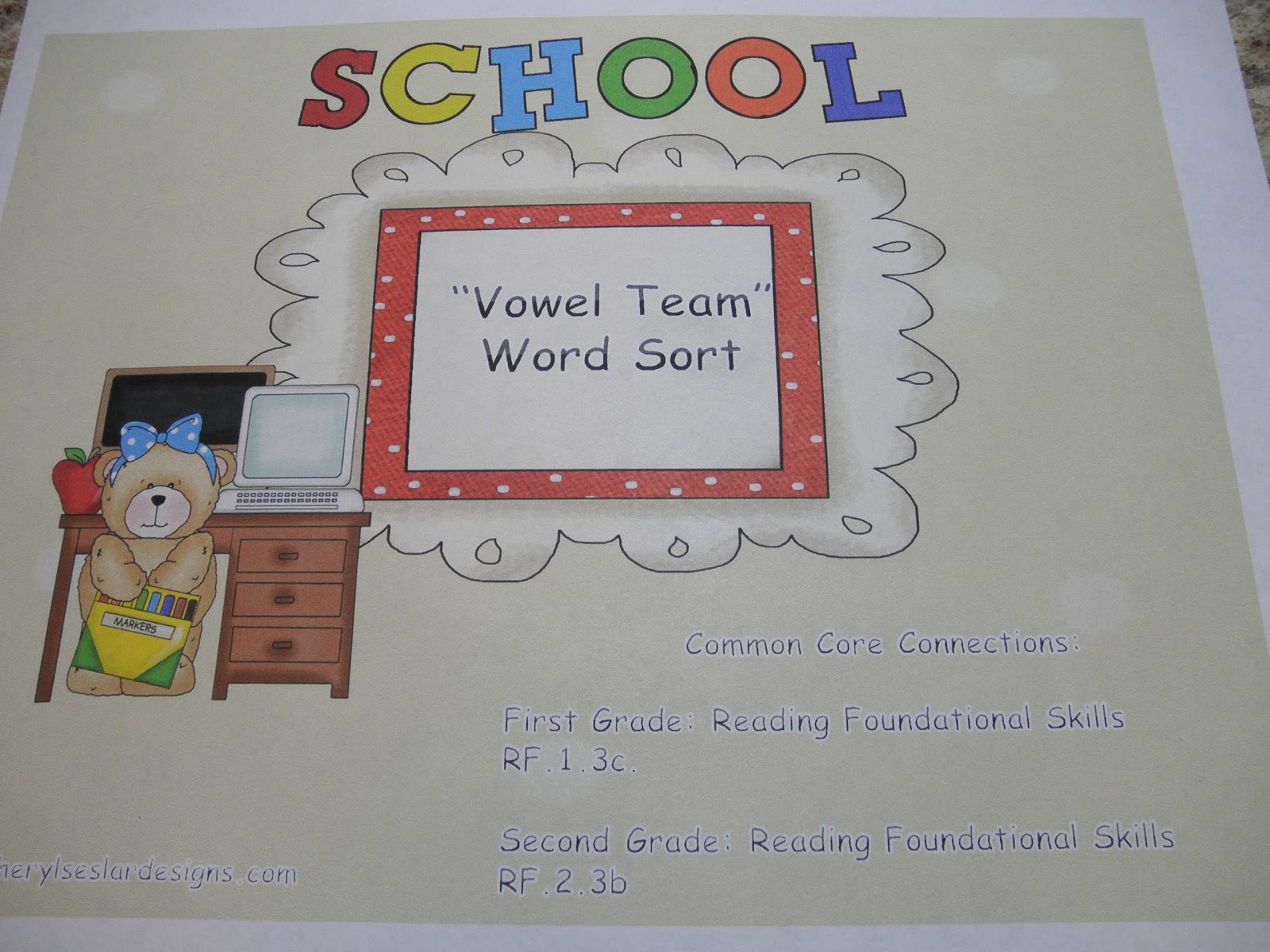 Vicky's Common Core Connections: FREE Word Sorts