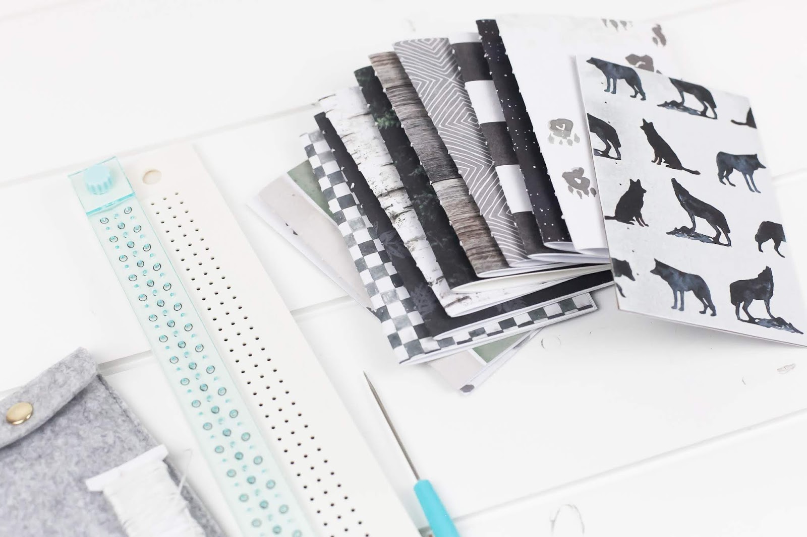 WOLF PACK I COPTIC NOTEBOOK - Simple Reflections of my Everyday