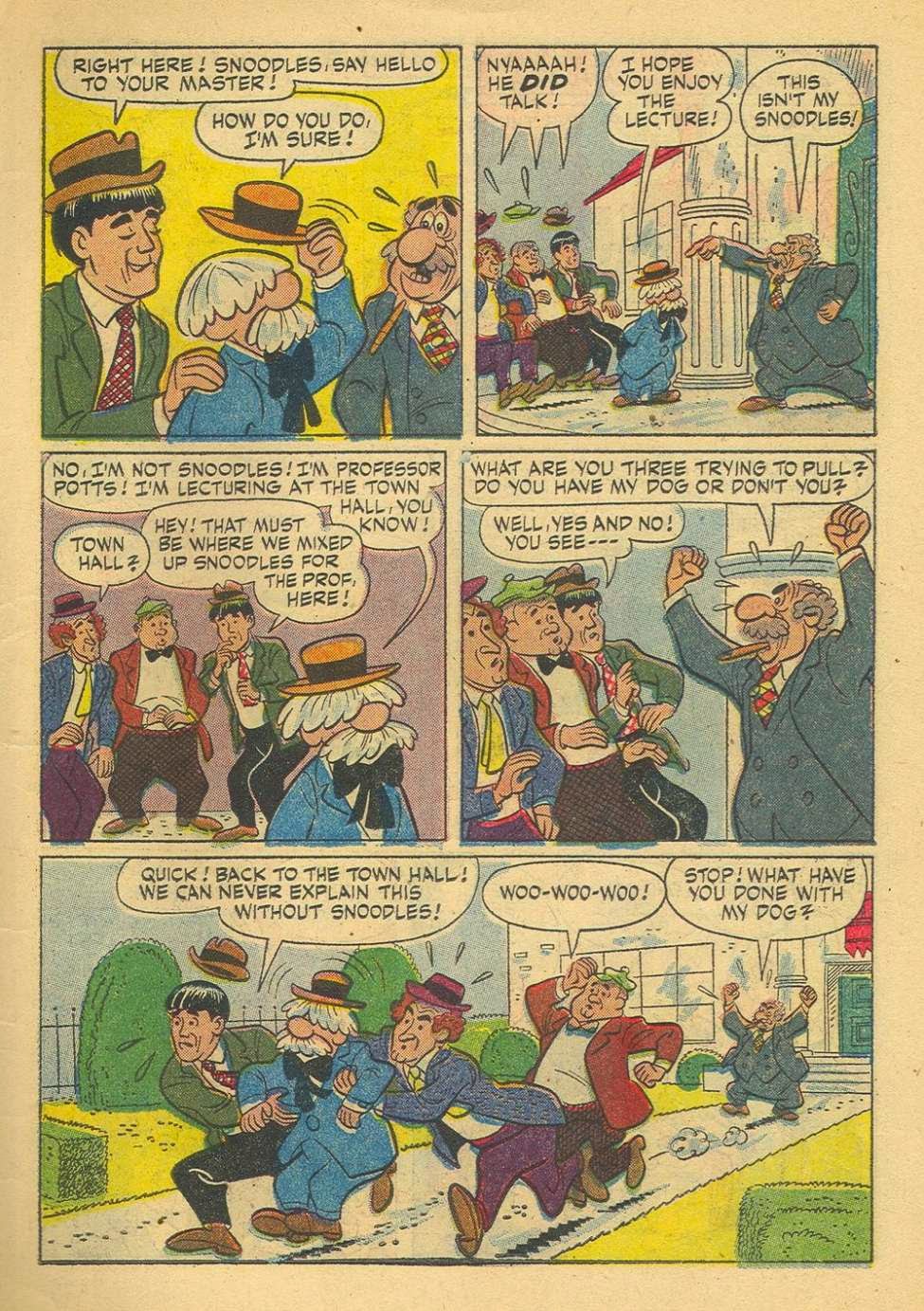 Ominous Octopus Omnibus: The Three Stooges - DELL FOUR COLOR #1078