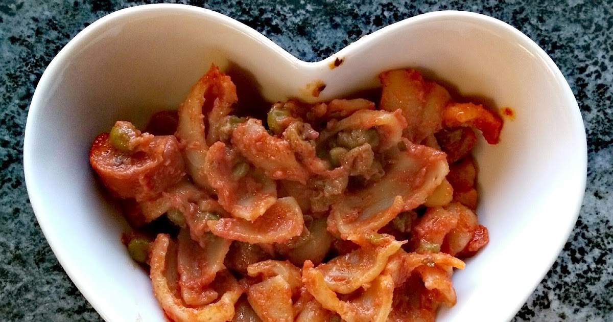 The Flaming Potato: Pasta with sausage and vegetables - recipe