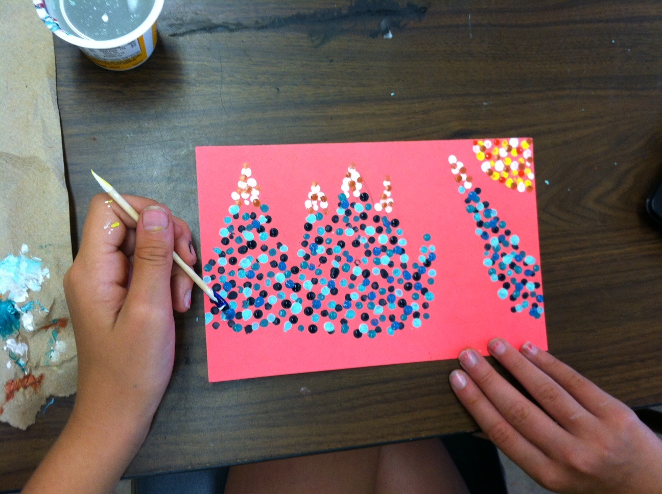 Miss Crystal's Eco-Friendly Art Mission: Paper bag "Cave Paintings ...