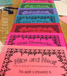 Simply Second Grade: Class Awards!