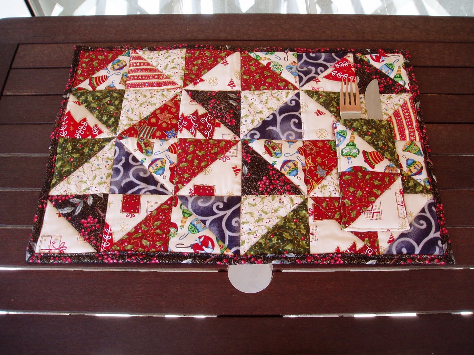 EL COSTURERO DE TERESA: MANTELITO INDIVIDUAL PATCHWORK