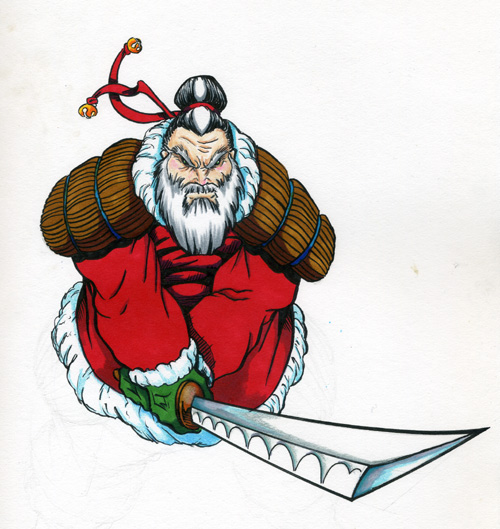 2-Dimensional Domain: Samurai Santa VS Manga Claus